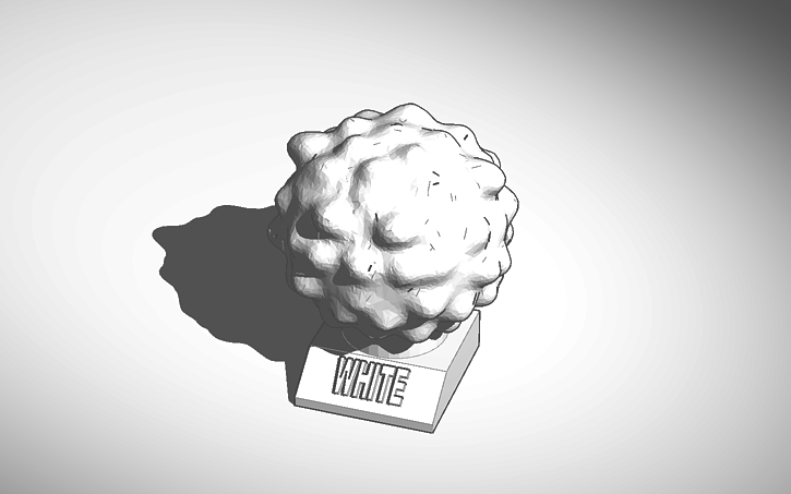 3D design White Blood cell - Tinkercad