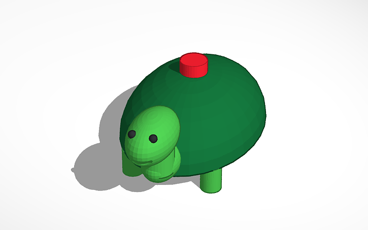 3D design Mine turtle | Tinkercad
