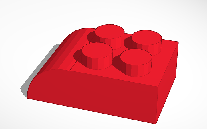3D design lego block - Tinkercad
