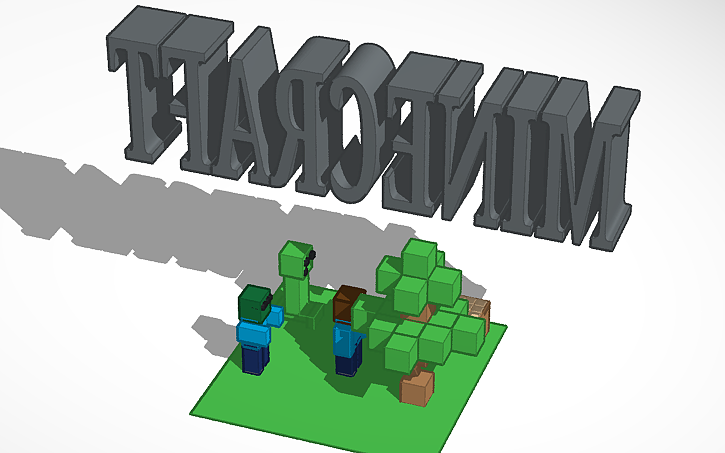 3D design MineCraft - Tinkercad