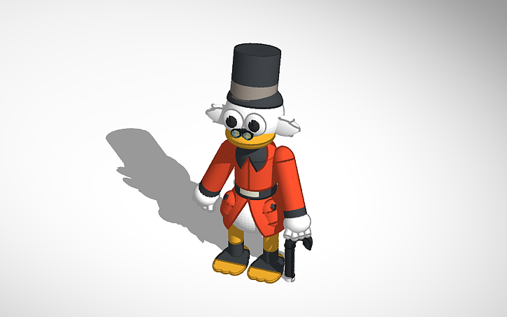 3D design Scrooge McDuck | Tinkercad