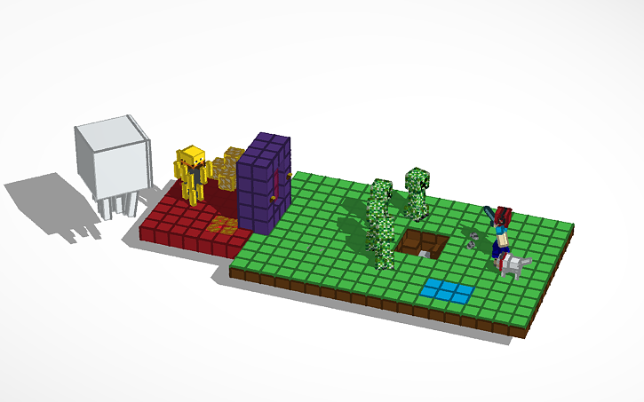 3D design minecraft | Tinkercad