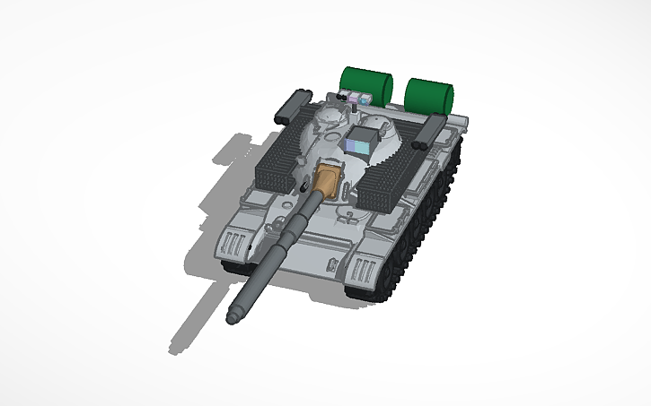 3D design Type-59E MBT - Tinkercad
