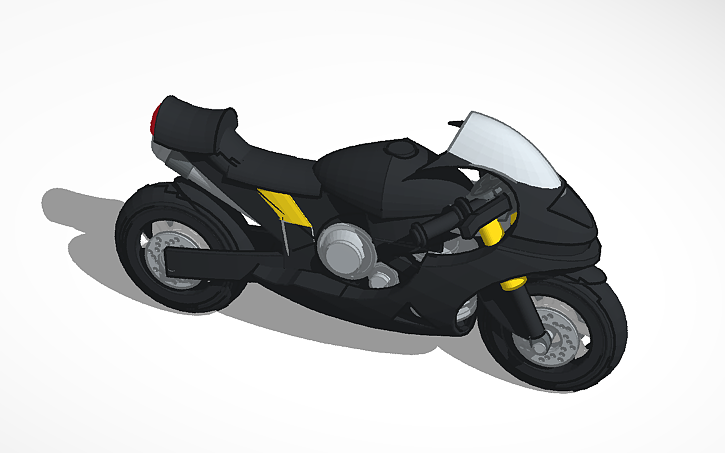 3D design Motorcycle - Tinkercad