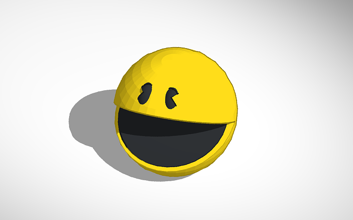 3D design Pac-Man ojon mejorado al 100% - Tinkercad