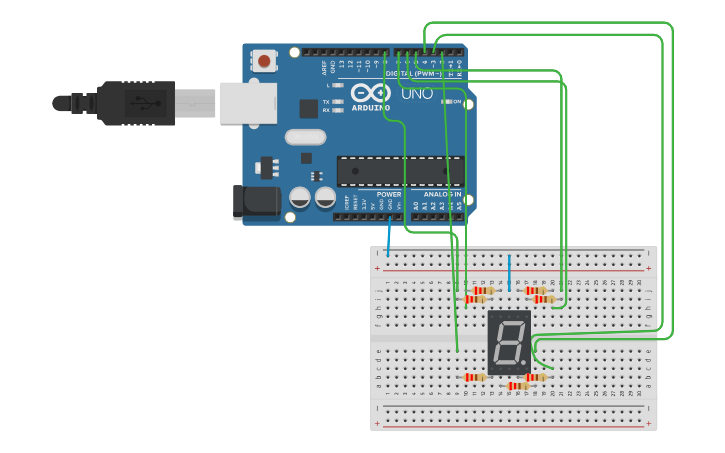 Circuit Design Секундомер 5 2 Tinkercad