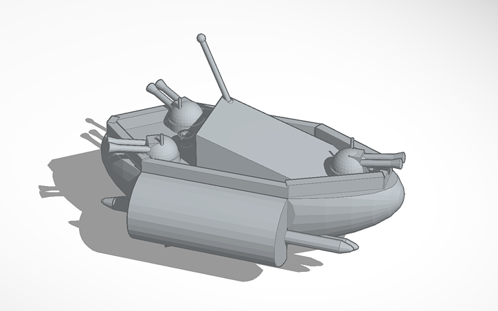 3D design Boat - Tinkercad