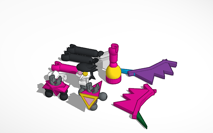 3D design SPAMTON NEO [[figure parts]] - Tinkercad