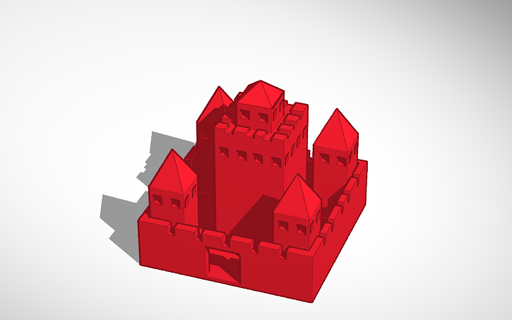 3D design castel | Tinkercad