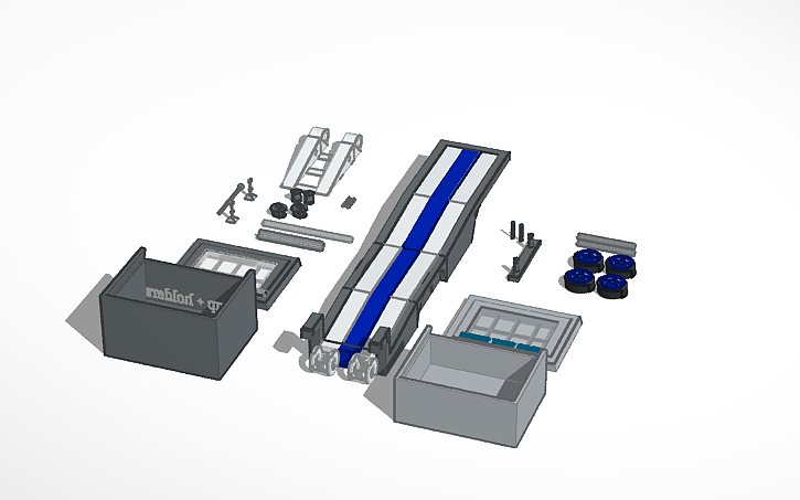 3D design Semi Trailer - Tinkercad