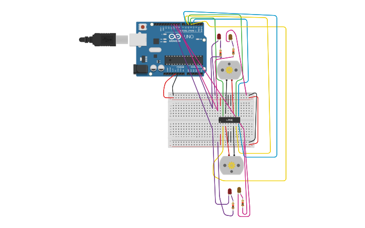 Circuit design exercicio 1 | Tinkercad