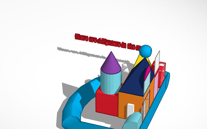 3D design Math Castle Project - Tinkercad
