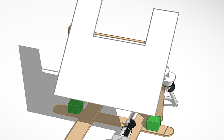 3D design Hydraulic Gate - Tinkercad