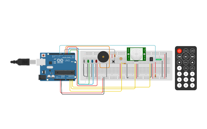 Circuit Design Activity Tilt Ir And Ir Remote Landslide Detector Tinkercad