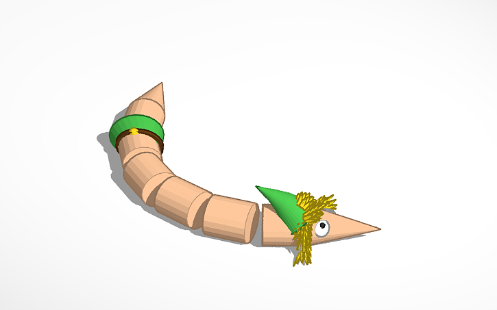 3D design MAGICAL LINK WORM | Tinkercad