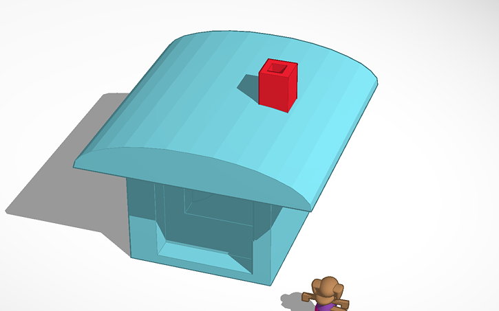 3D design dog house | Tinkercad