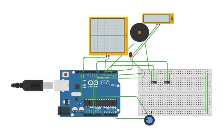 Circuit design switch1 turn on ad switch 2 to turn off - Tinkercad