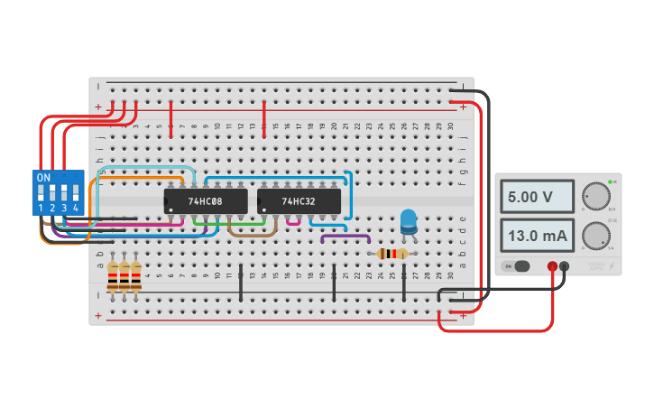 Circuit Design Problem 2 Sop Tinkercad