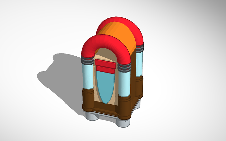 3D design Copy of Copy of The Brilliant Rottis Jukebox - Tinkercad