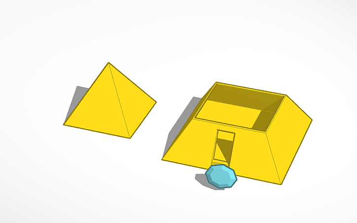 3D design egyptian pyramid | Tinkercad