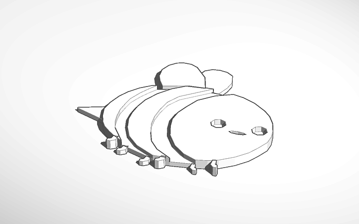 3D design Bee - Tinkercad