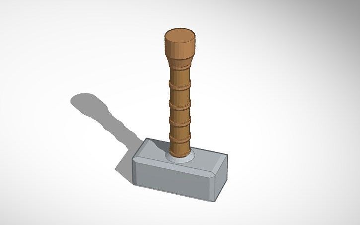 3D design Mallet | Tinkercad
