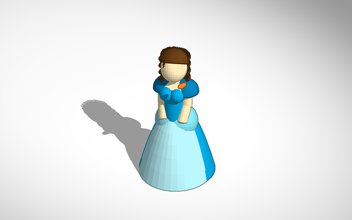 3D design Princess - Tinkercad