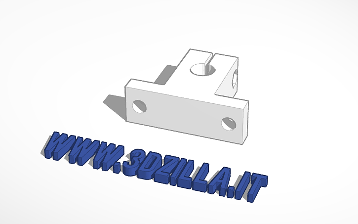 3D design tassello barra - Tinkercad