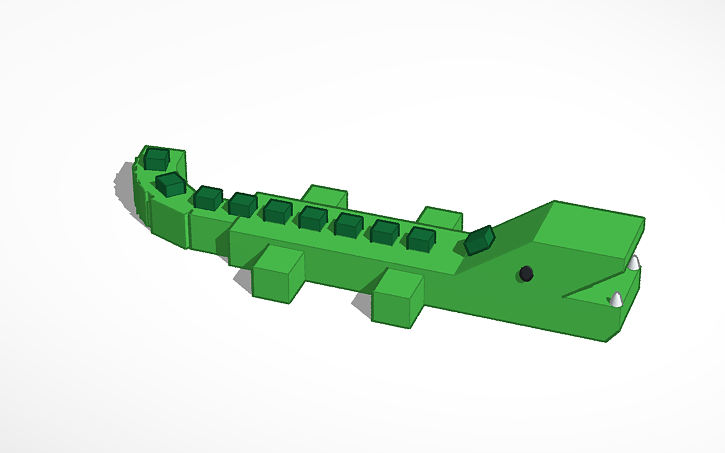 3D design Alligator | Tinkercad