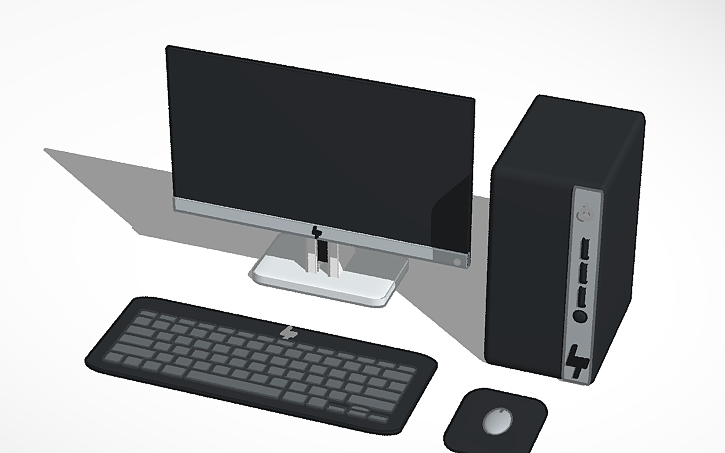 3D design HP Masaüstü PC (Hp Desktop Computer) - Tinkercad