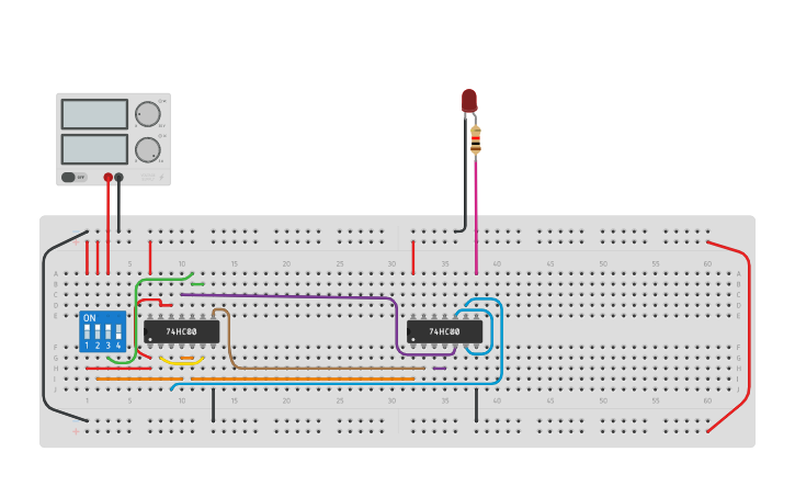 Circuit Design Exp 3 Realization Of Function Using Nand Gate Tinkercad