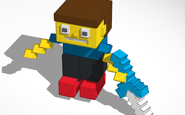 3D design mincraft - Tinkercad