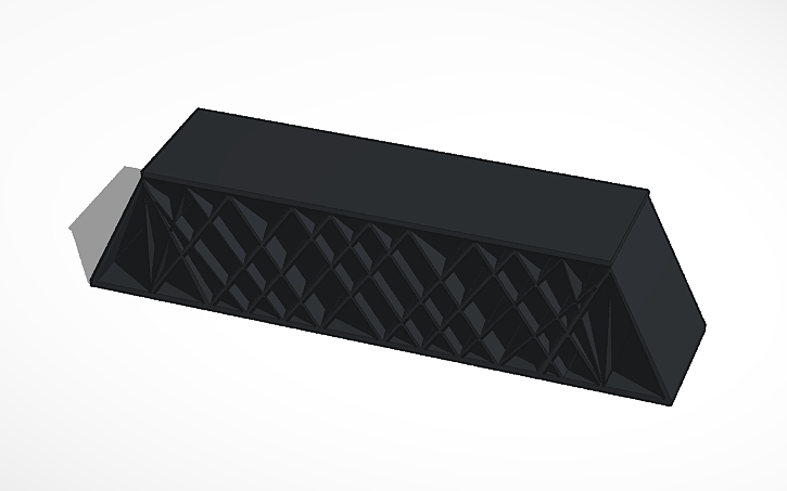3d Design Lattice Bridge Tinkercad
