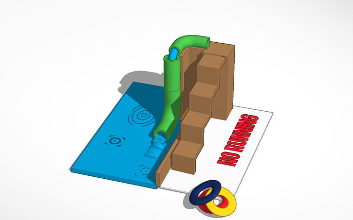 3D design WATER PARK!!!!! - Tinkercad