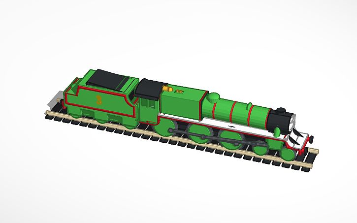 3D design OLD Hornby Henry the Green Engine - Tinkercad