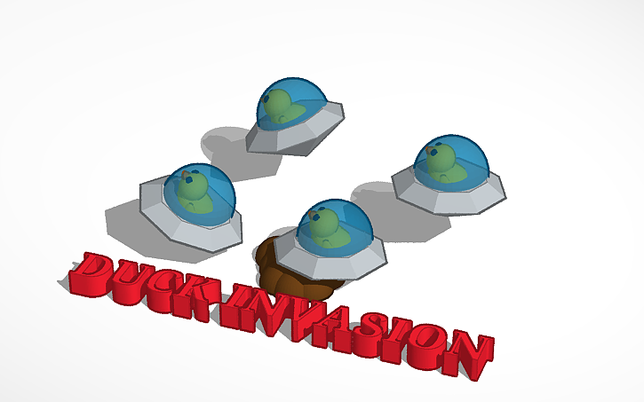 3D design Duck Invasion! | Tinkercad