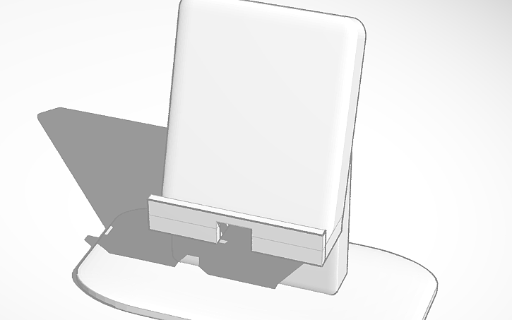 3D design Phone holder and charger - Tinkercad