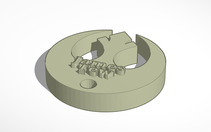 3d Design Keychain Tinkercad 