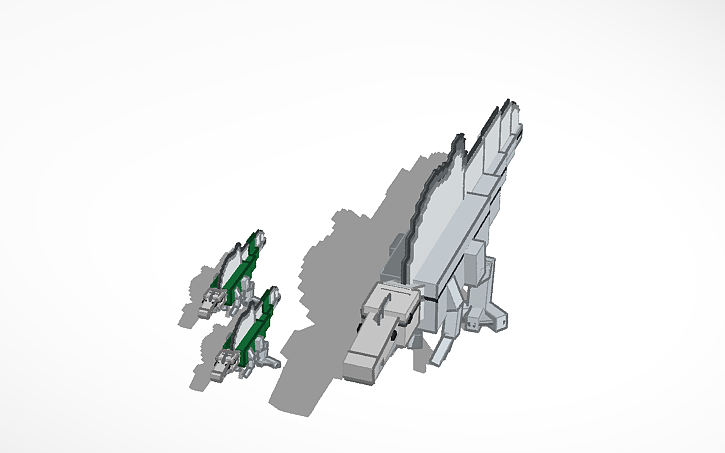 3D design Spinosaurus And Baby | Tinkercad