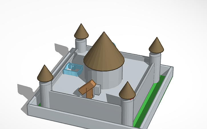3D design Castle-Castle Project - Tinkercad