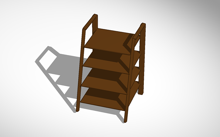3d Design Shelf Tinkercad