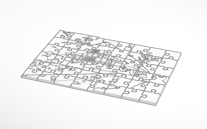 3D design Puzzle - Tinkercad