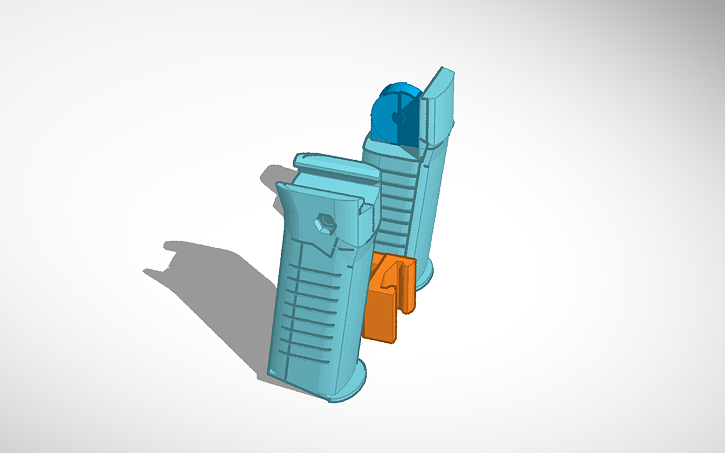 3D design Pistol Grip - Tinkercad