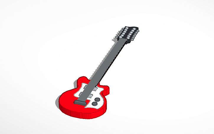 3D design Fleegle's Guitar - Tinkercad