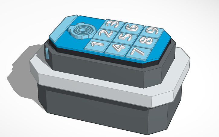 3D design Space Engineers Control Panel - Tinkercad