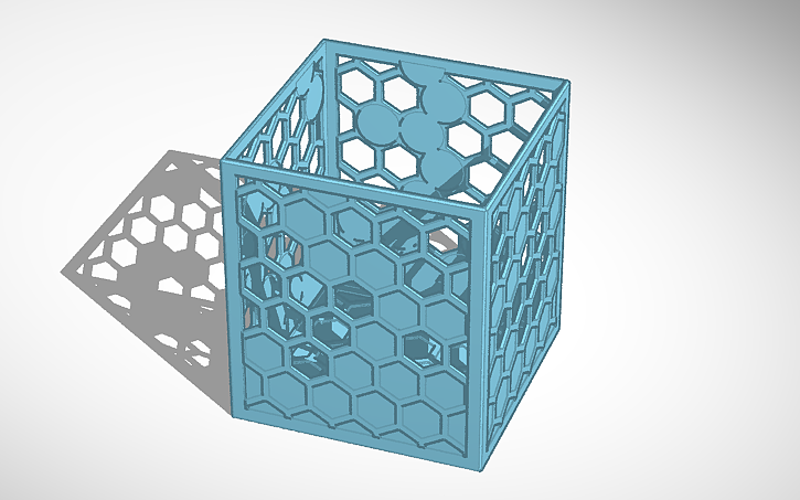 3D design Stylish paper towel box | Tinkercad