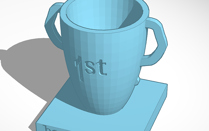 3D design Brother trophy - Tinkercad