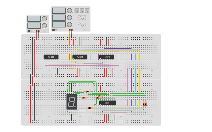 Circuit Design Sequence Detector Tinkercad