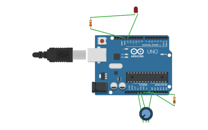 Circuit Design Sound Sensor Tinkercad