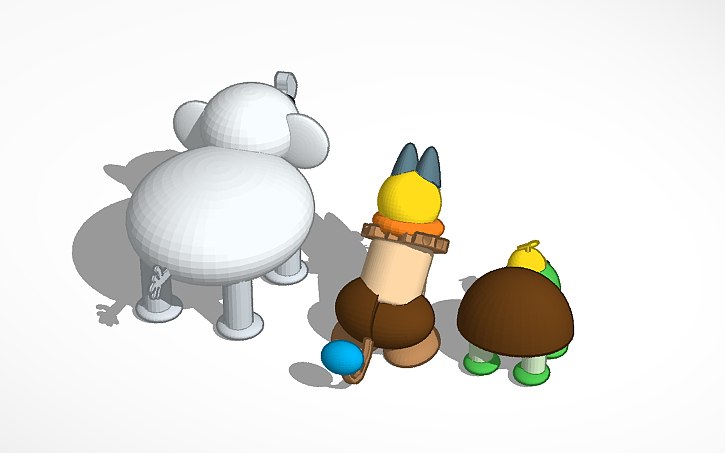 3d Design Инопланетные животные Tinkercad